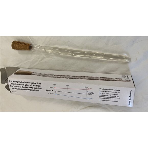Corkcicle | Dining | New Corkcicle Wine Chiller Stick With Cork Top ...